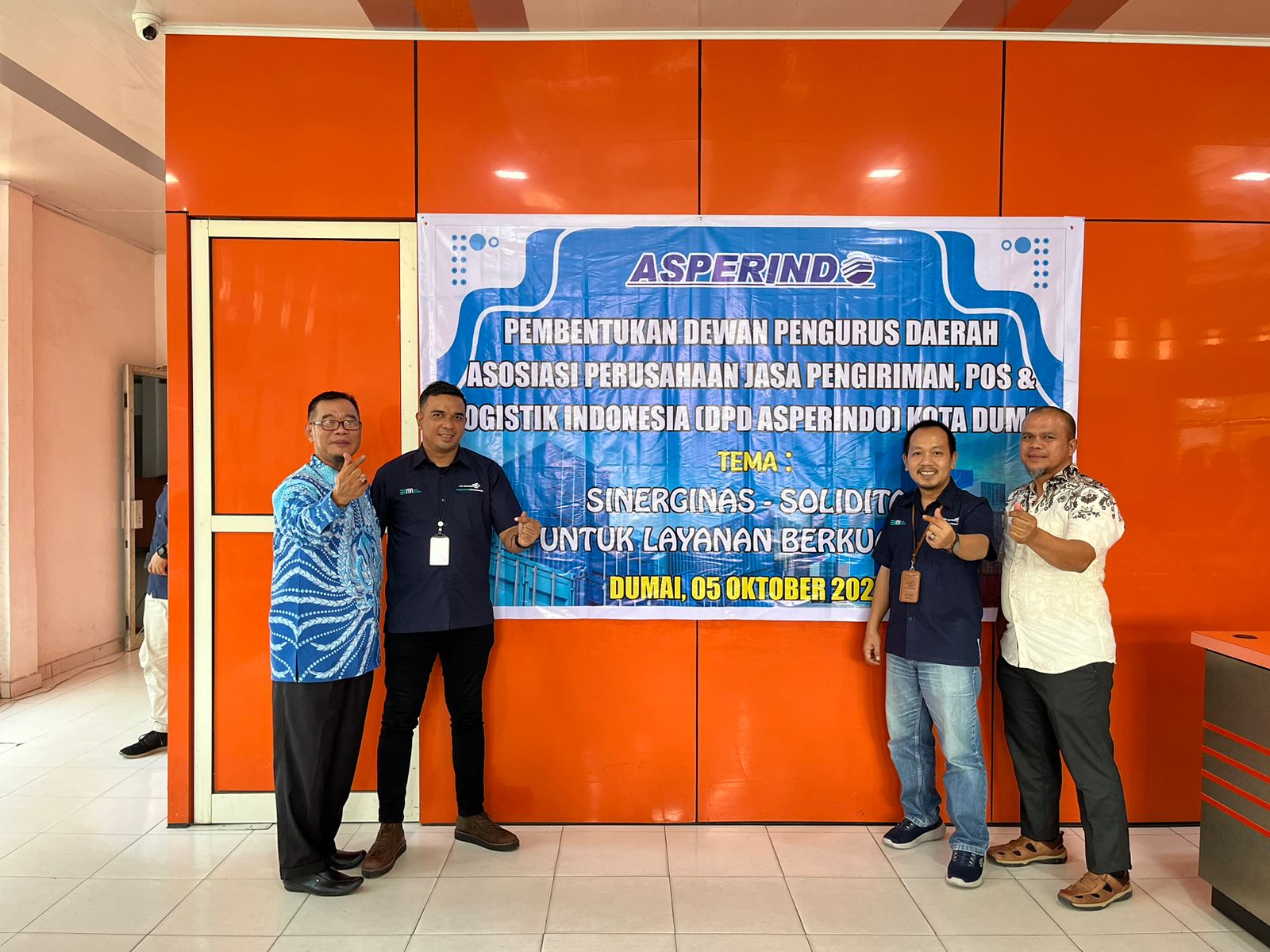 Terbentuknya DPD Asperindo Dumai